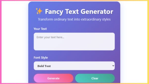 FREE AI Prompt: Create Fancy Text Generator Tool